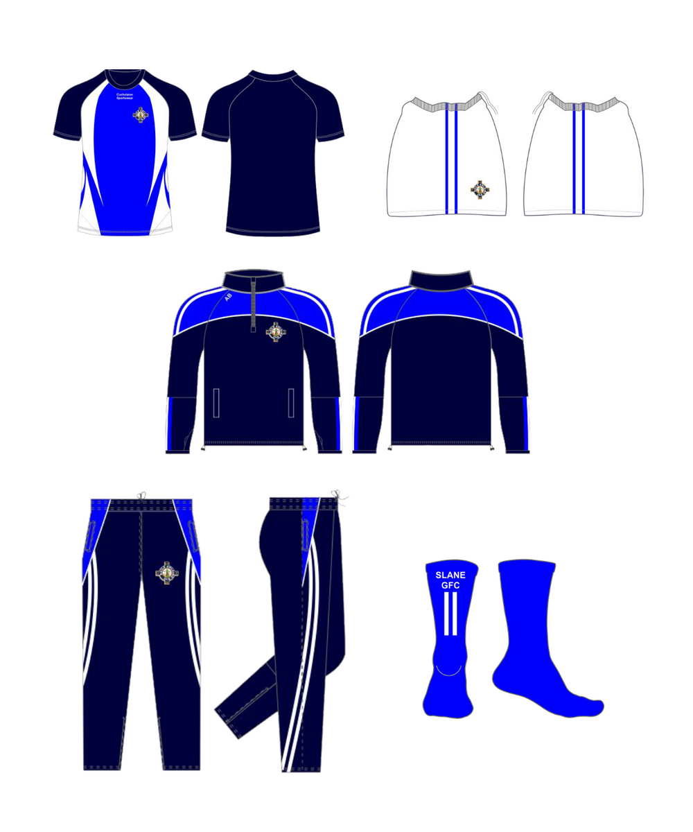 Slane GFC Deluxe 5 Piece Pack Adults with 1/4 Zip – Club Shop Cuchulainn
